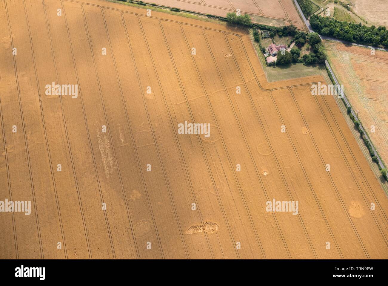 Site of a probable barrow cemetery, Kent, 2017. Creator: Historic ...