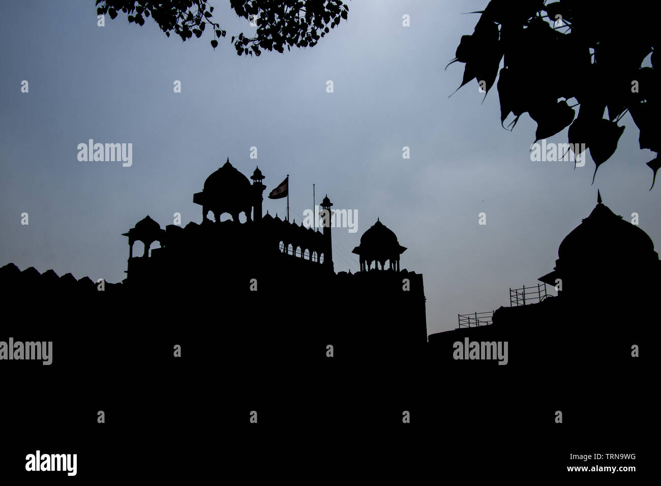 Red fort sign india hi-res stock photography and images - Alamy