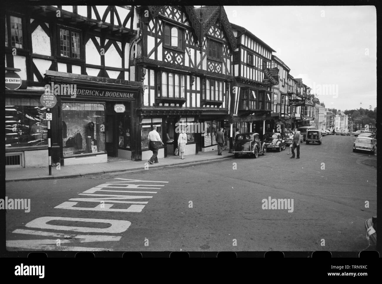 Broad Street, Ludlow, Shropshire, c1955-c1980. Creator: Ursula Clark ...