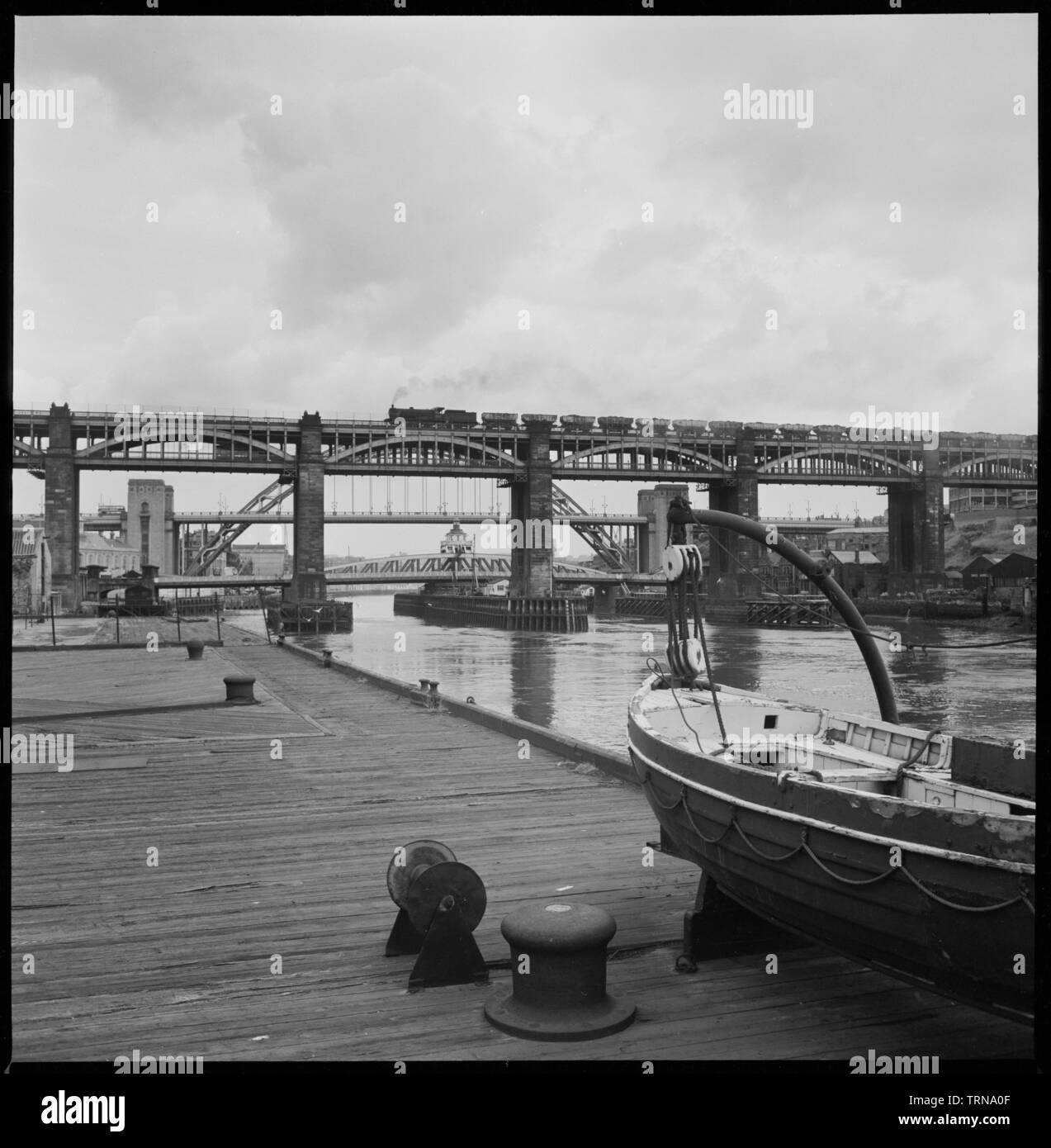 Bridges over the River Tyne, Newcastle upon Tyne, c1955-c1980. Creator ...