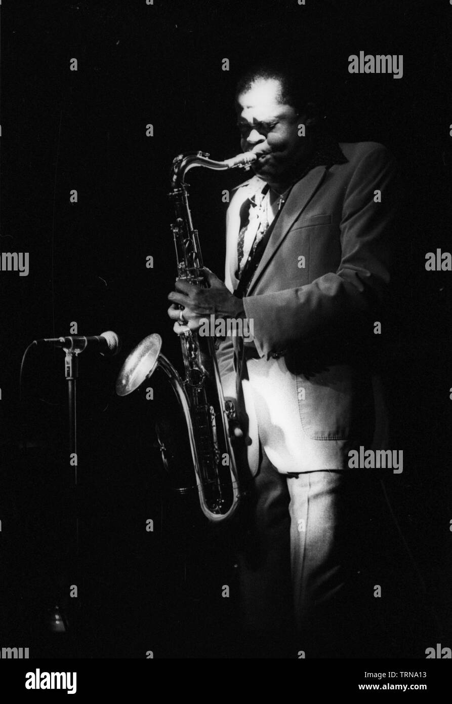 Stanley Turrentine, Ronnie Scott's Jazz Club, Soho, London, Jan 1981 ...