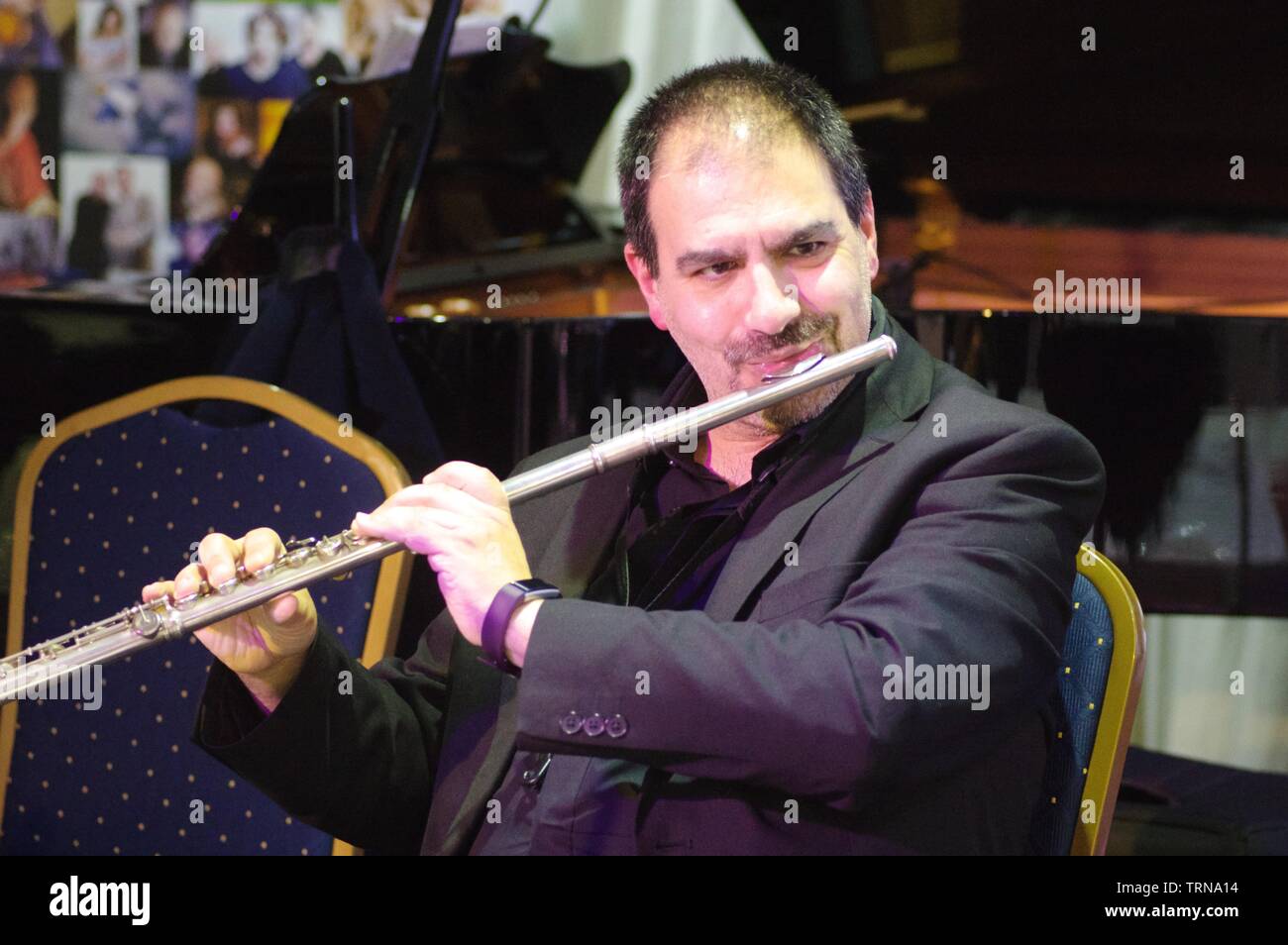 Andy Panayi, Watermill Jazz Club, Dorking, Surrey, 12 March 2019 ...