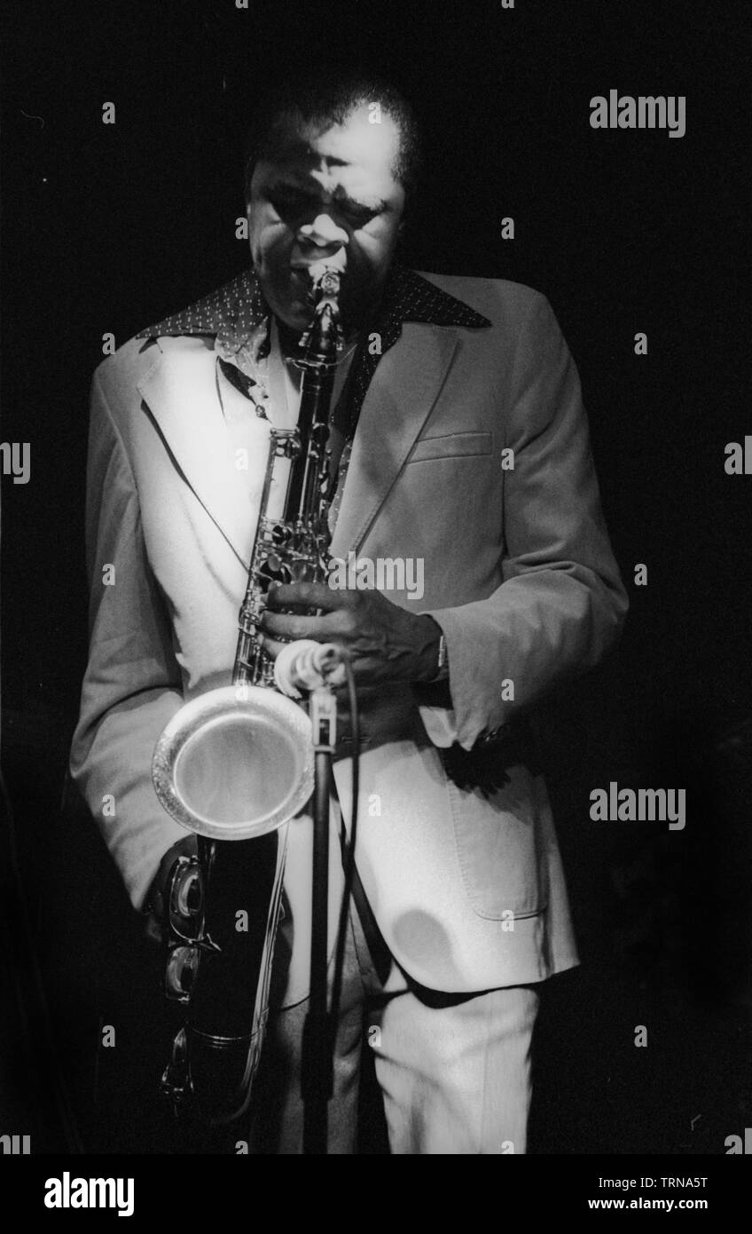 Stanley Turrentine, Ronnie Scott's Jazz Club, Soho, London, Jan 1981 ...