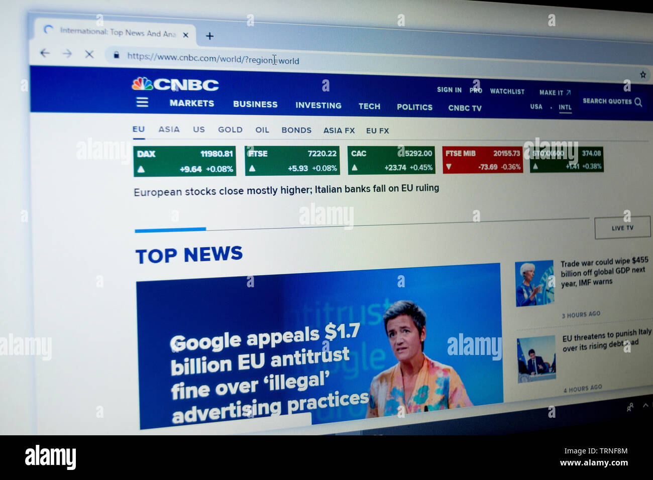 Cnbc hi-res stock photography and images - Alamy