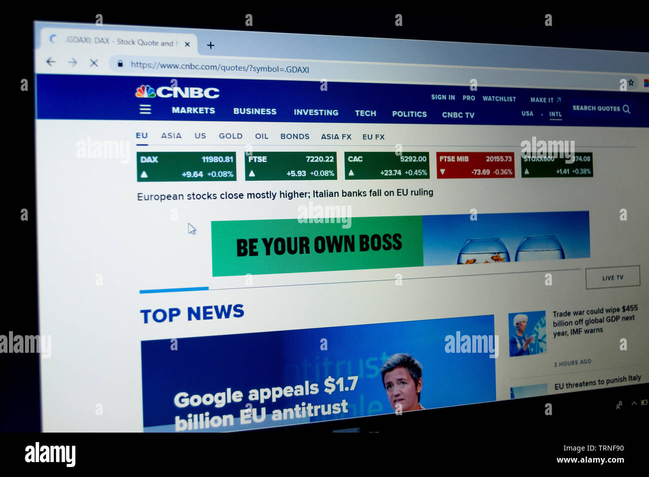 Cnbc hi-res stock photography and images - Alamy
