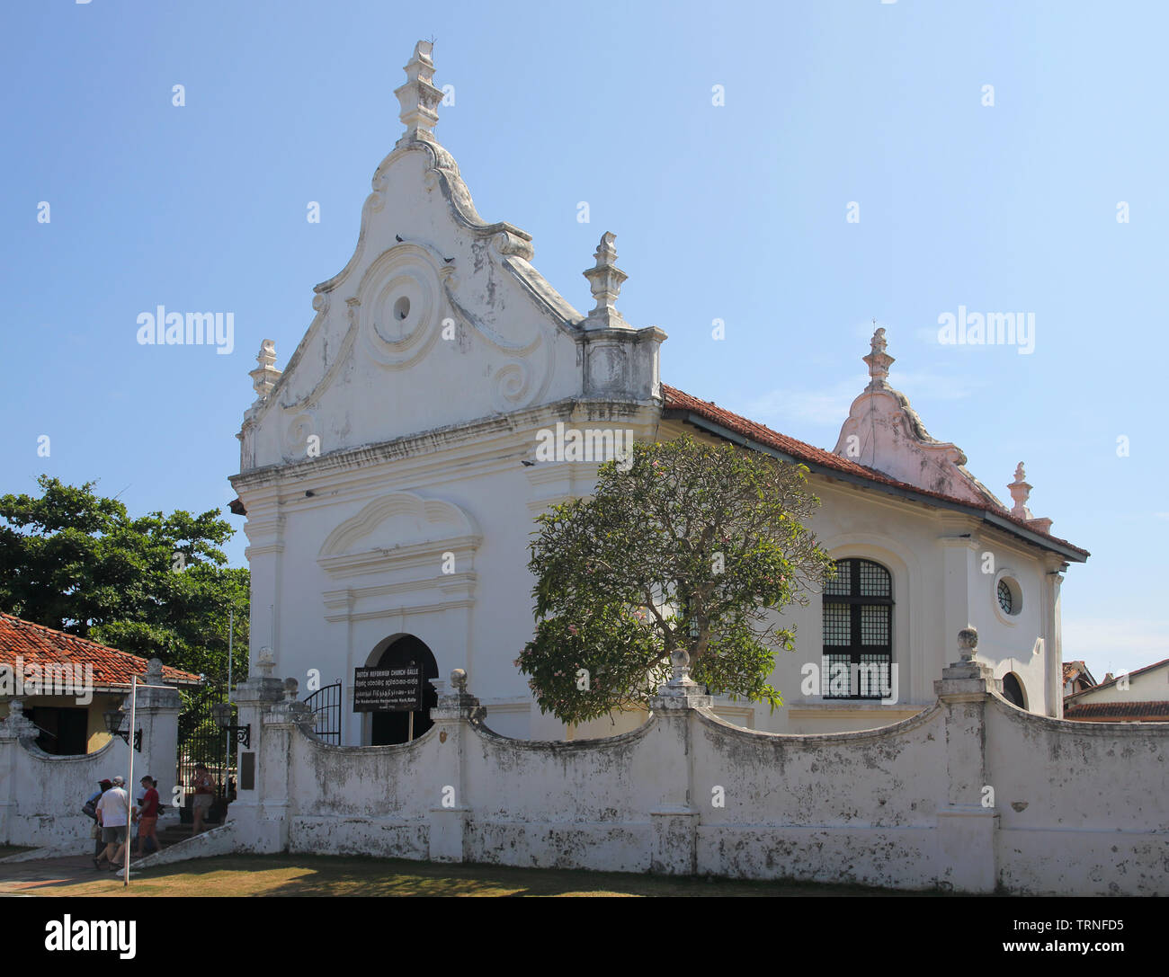 the old dutch reform church in galle fort sri lanka Stock Photo - Alamy