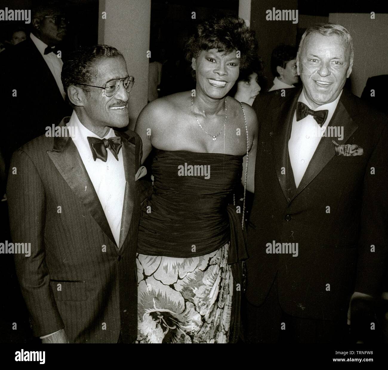 Sammy Davis Jr Dionne Warwick Frank Sinatra 1989John Barrett/PHOTOlink ...