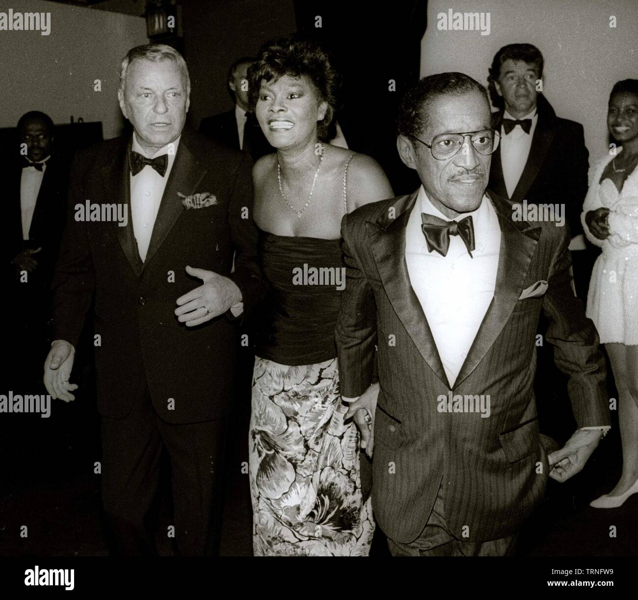Sammy Davis Jr Dionne Warwick Frank Sinatra 1989John Barrett/PHOTOlink ...