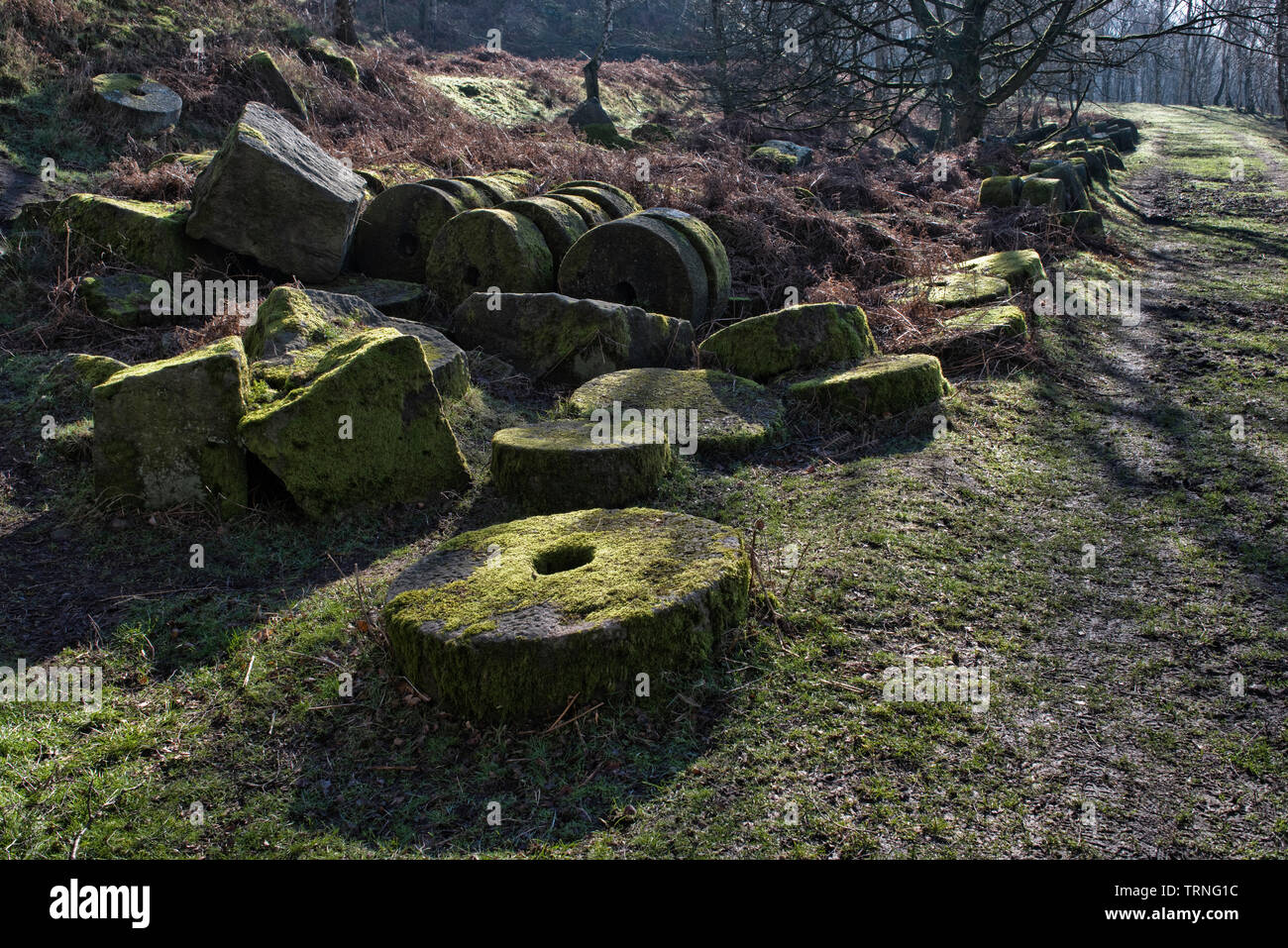 Bole Hill Quarry, Derbyshire, England (2 Stock Photo - Alamy