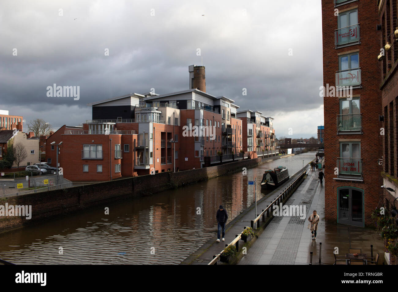 Chester Canal from City Road Bridge Stock Photo - Alamy