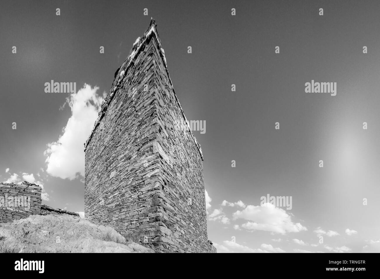 Castle of old Arabian civilization and history situated at Saudi Arabia ...