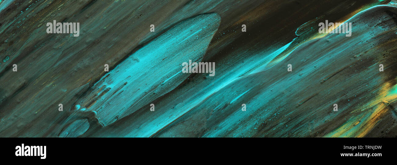 photography of abstract marbleized effect background. turquoise and ...