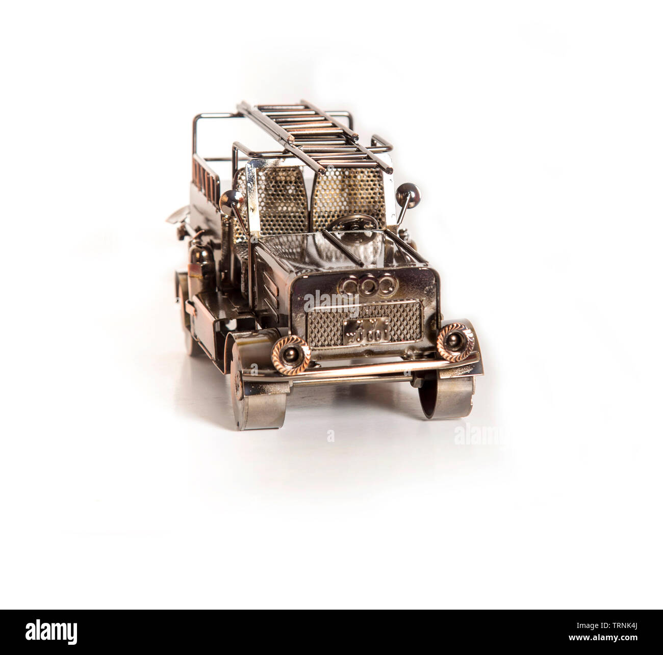 antique showpiece metal car & jeep Stock Photo - Alamy