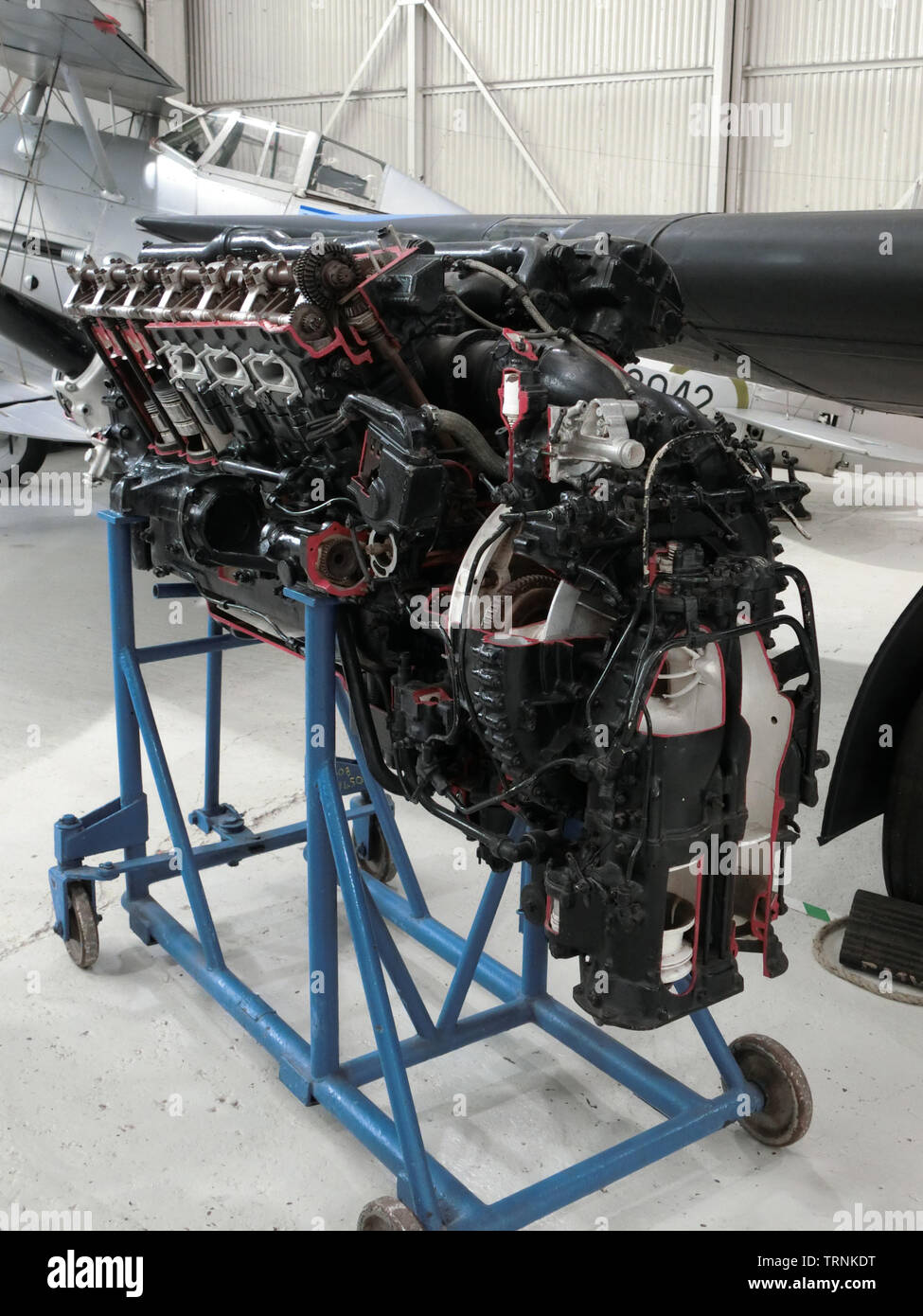 Packard Merlin 28 Aircraft Engine Used in Avro Lancaster, Hawker ...