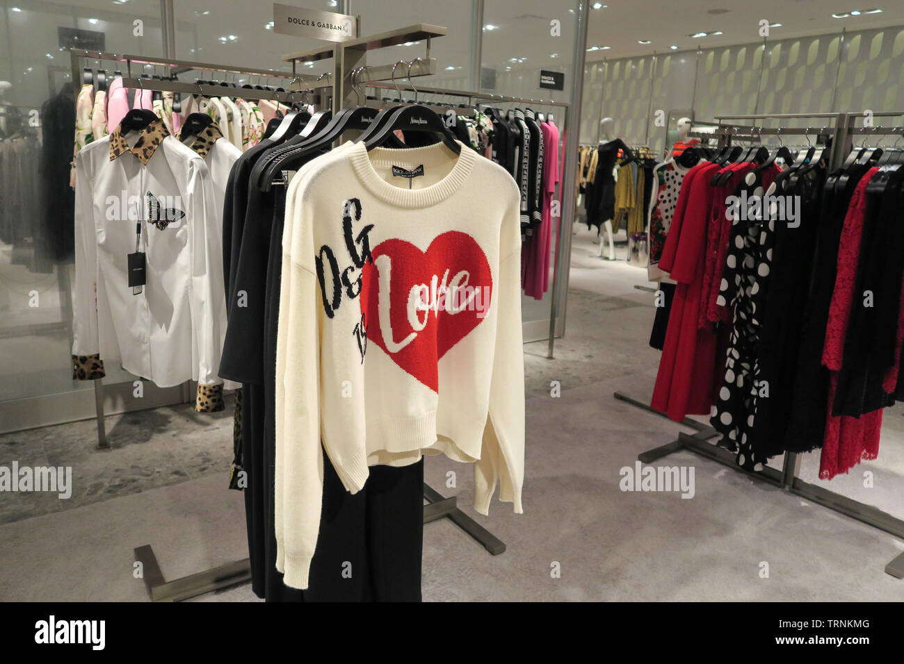 Interior of Neiman Marcus Department Store in the Hudson Yards Shopping ...