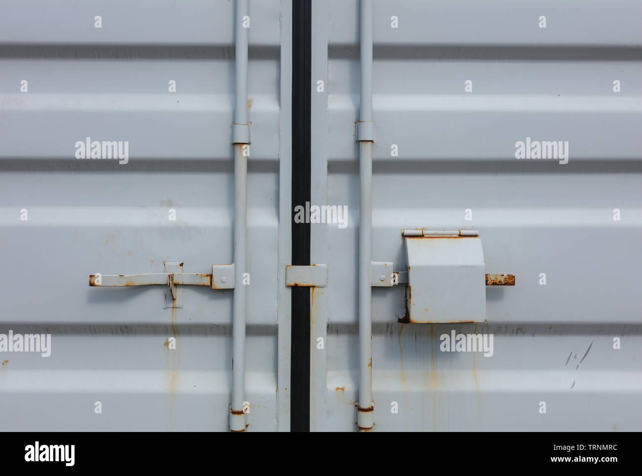 Container door lock handle hi-res stock photography and images - Alamy
