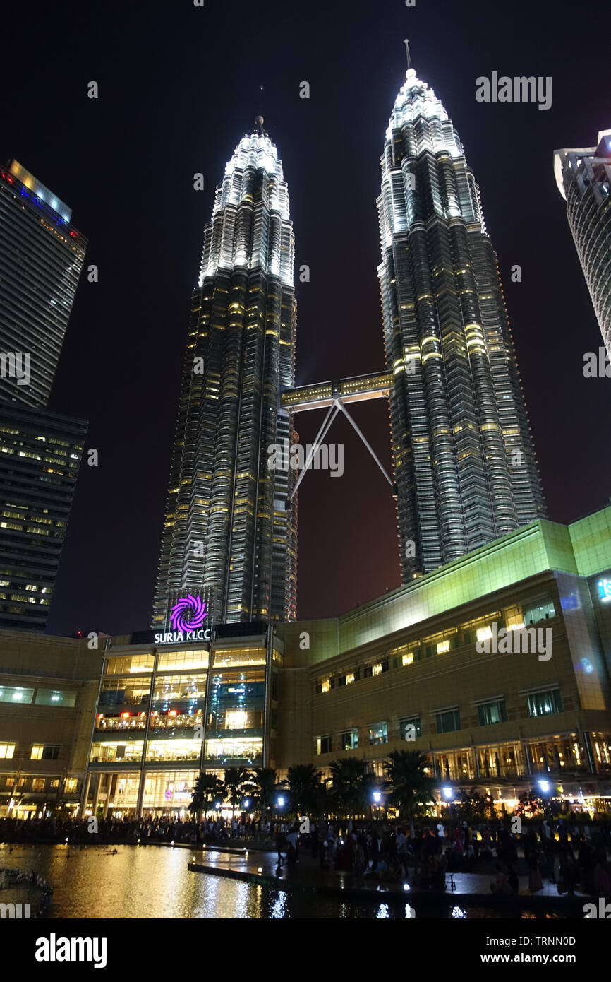 KLCC by night, Malaysia Stock Photo - Alamy