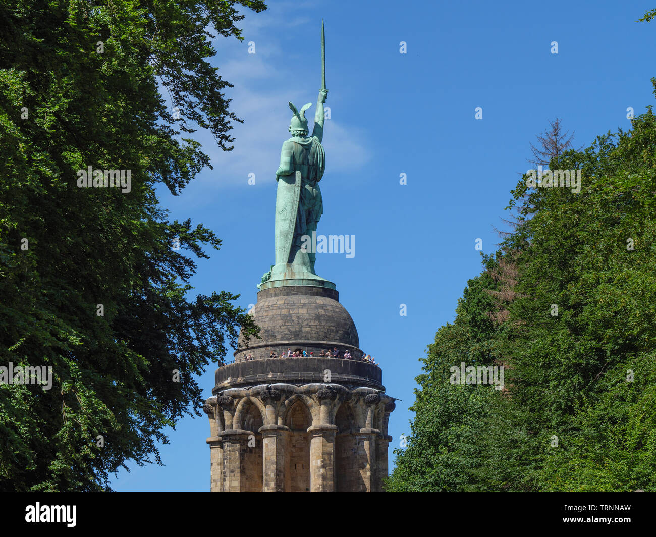 big Monument in germany Stock Photo - Alamy