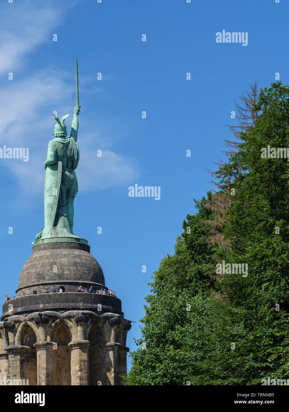 big Monument in germany Stock Photo - Alamy