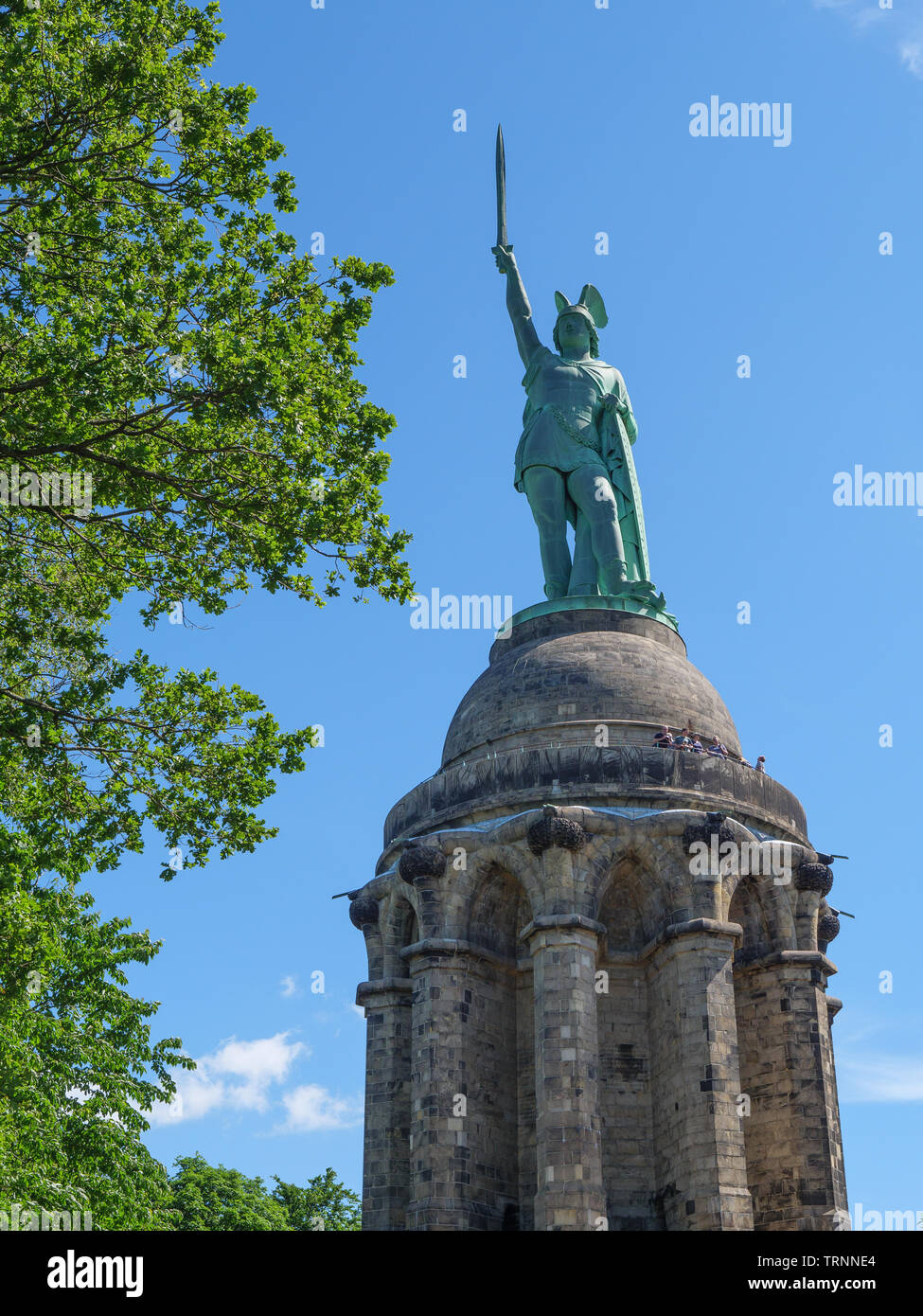 big Monument in germany Stock Photo - Alamy