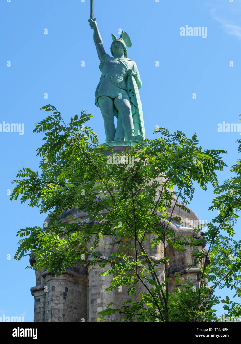 big Monument in germany Stock Photo - Alamy