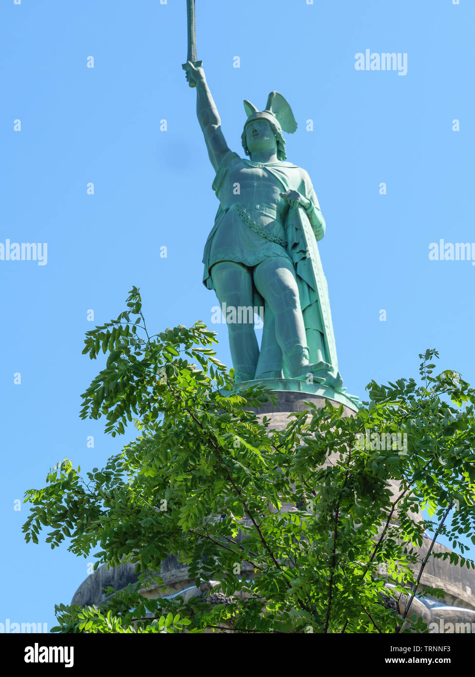 big Monument in germany Stock Photo - Alamy