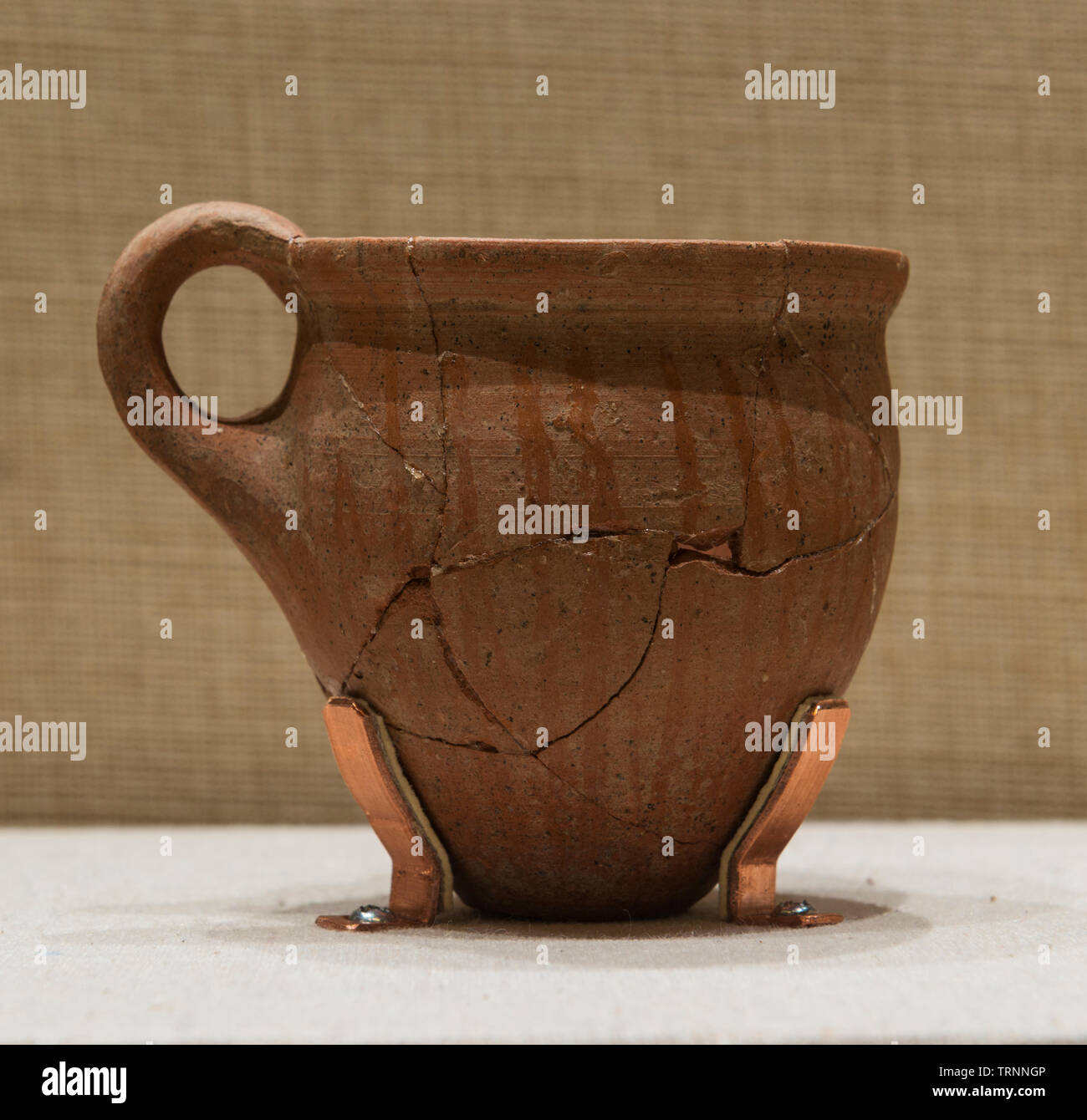 Pottery Cup. Bronze Age. Tell Arka, Lebanon. Directorate General of ...