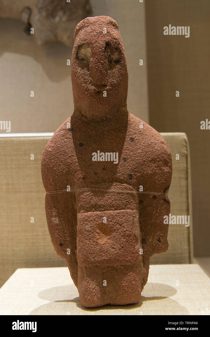 A Human Figurine. 300 BC -100 BC. AL-Ula, Saudi Arabia. Saudi ...