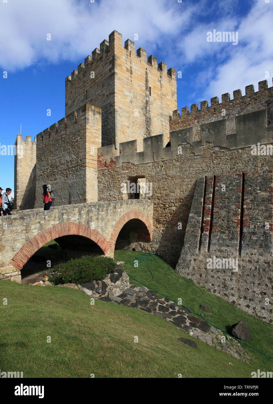 Portugal, Lisbon, Castelo de Sao Jorge, Castle Stock Photo - Alamy