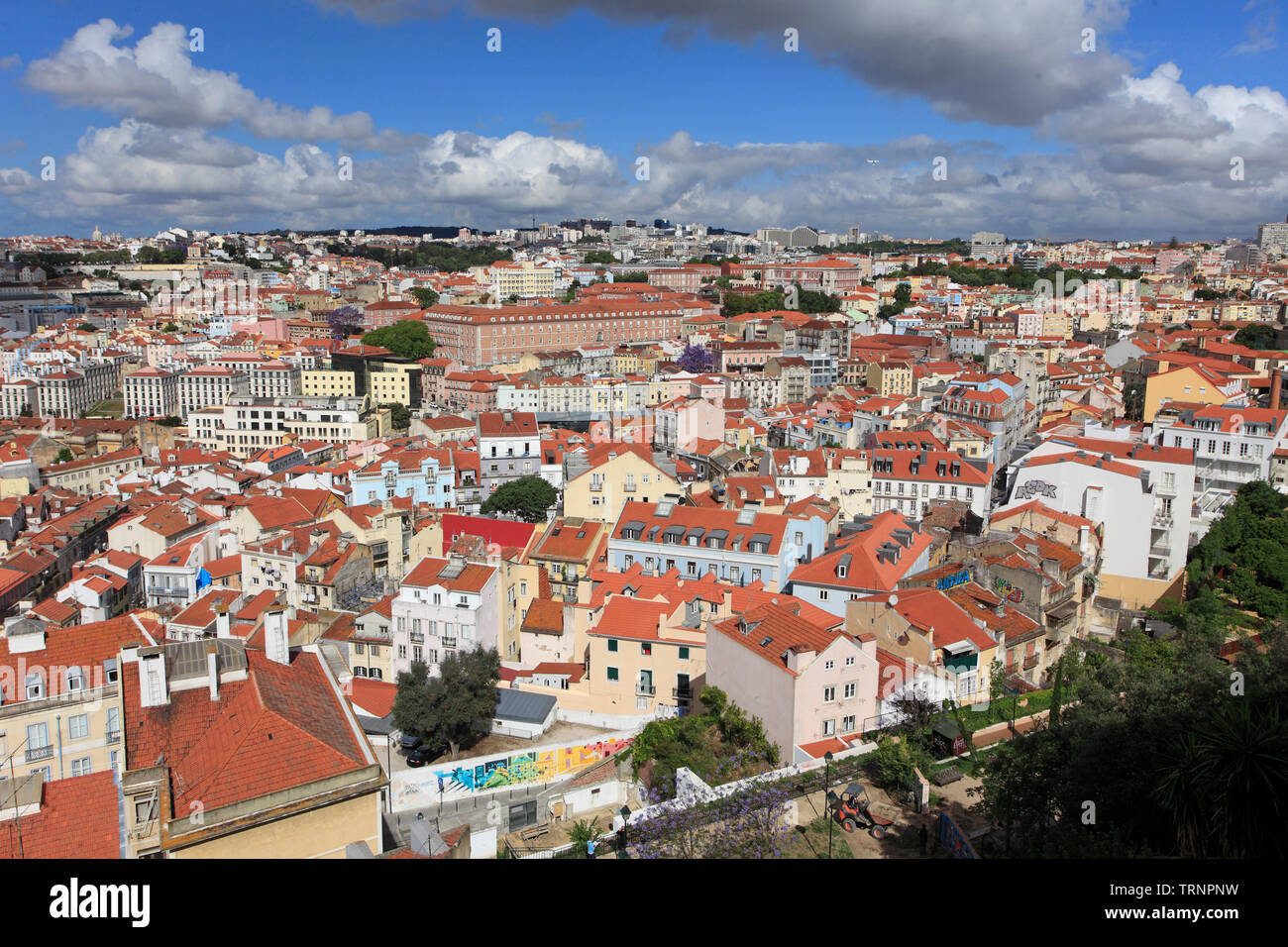 Lisbon aerial view hi-res stock photography and images - Alamy