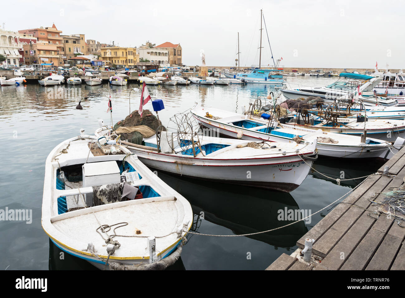 Tyre harbour, Tyre, Lebanon Stock Photo - Alamy
