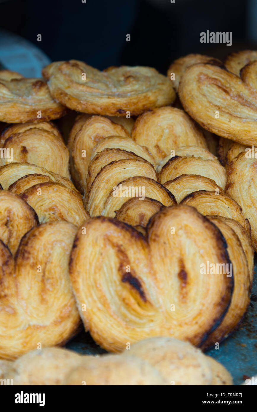 pastries on display in market bakery in morocco Stock Photo - Alamy