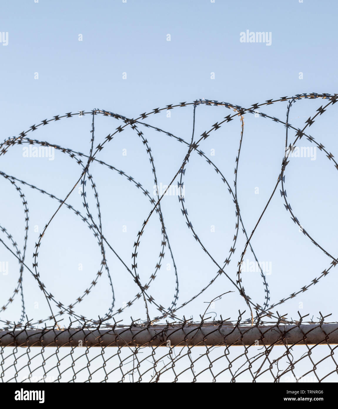 Perimeter fence hi-res stock photography and images - Alamy