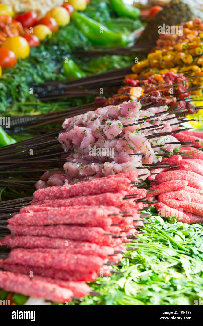 Arabic food barbecue kofta hi-res stock photography and images - Alamy