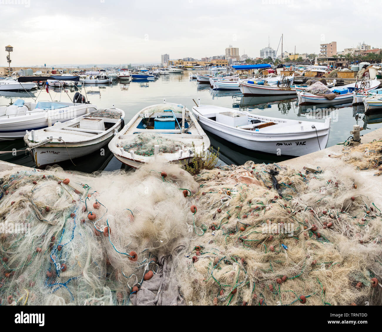 Tyre lebanon harbor hi-res stock photography and images - Alamy