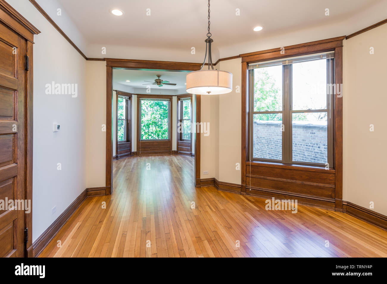 Residential interior: dining room Stock Photo - Alamy