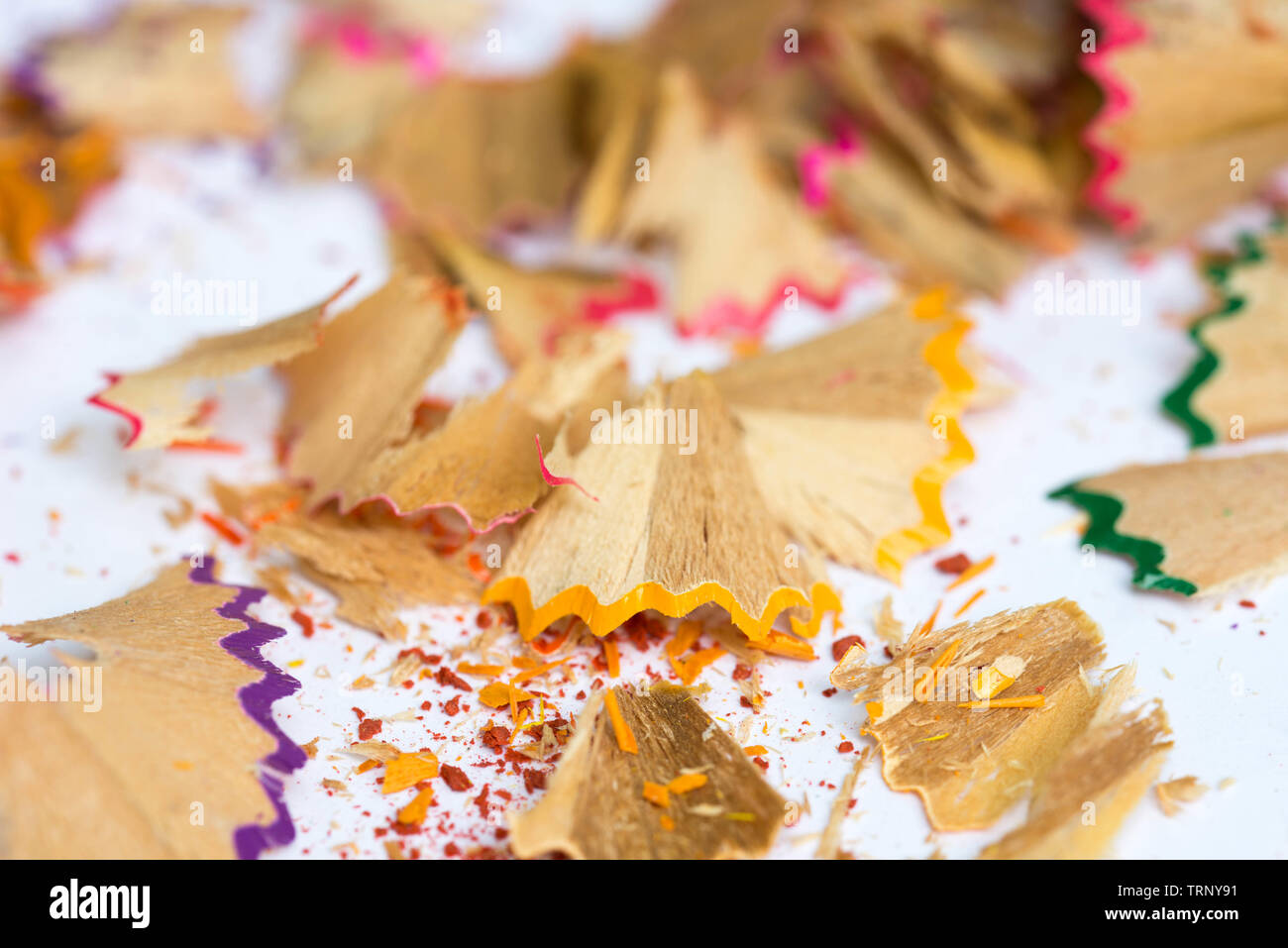 Pencil shaving waste hi-res stock photography and images - Alamy