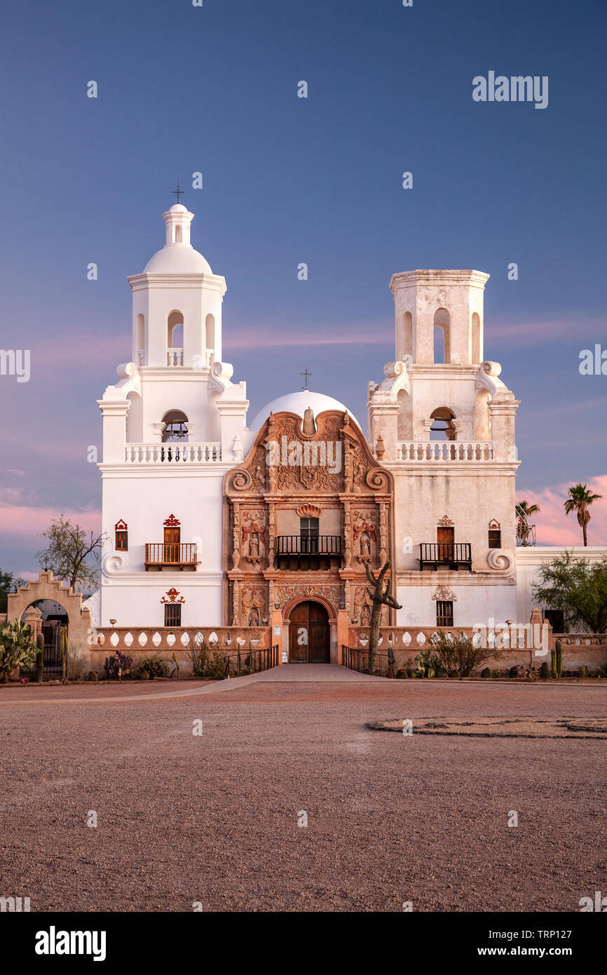 San Xavier del Bac Mission (founded 1700, current structure 1797 ...