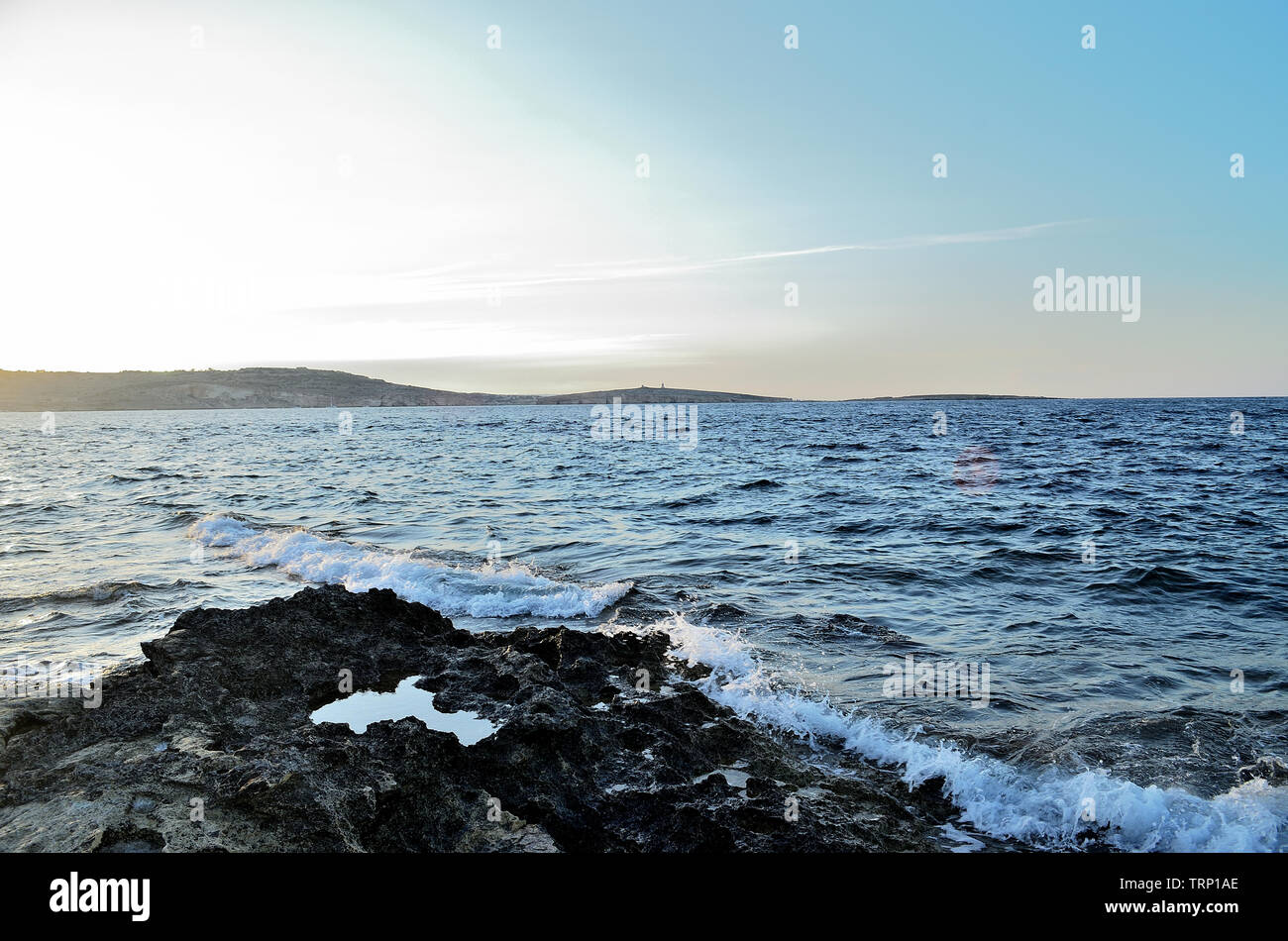 Bugibba malta beach hi-res stock photography and images - Alamy