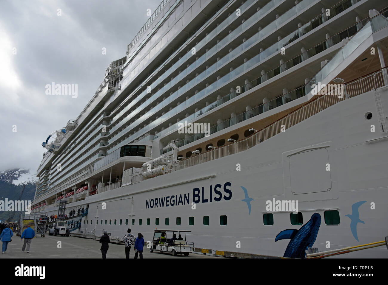 Norwegian Bliss, Cruise Ship, Inside Passage, Southeast Alaska, USA ...