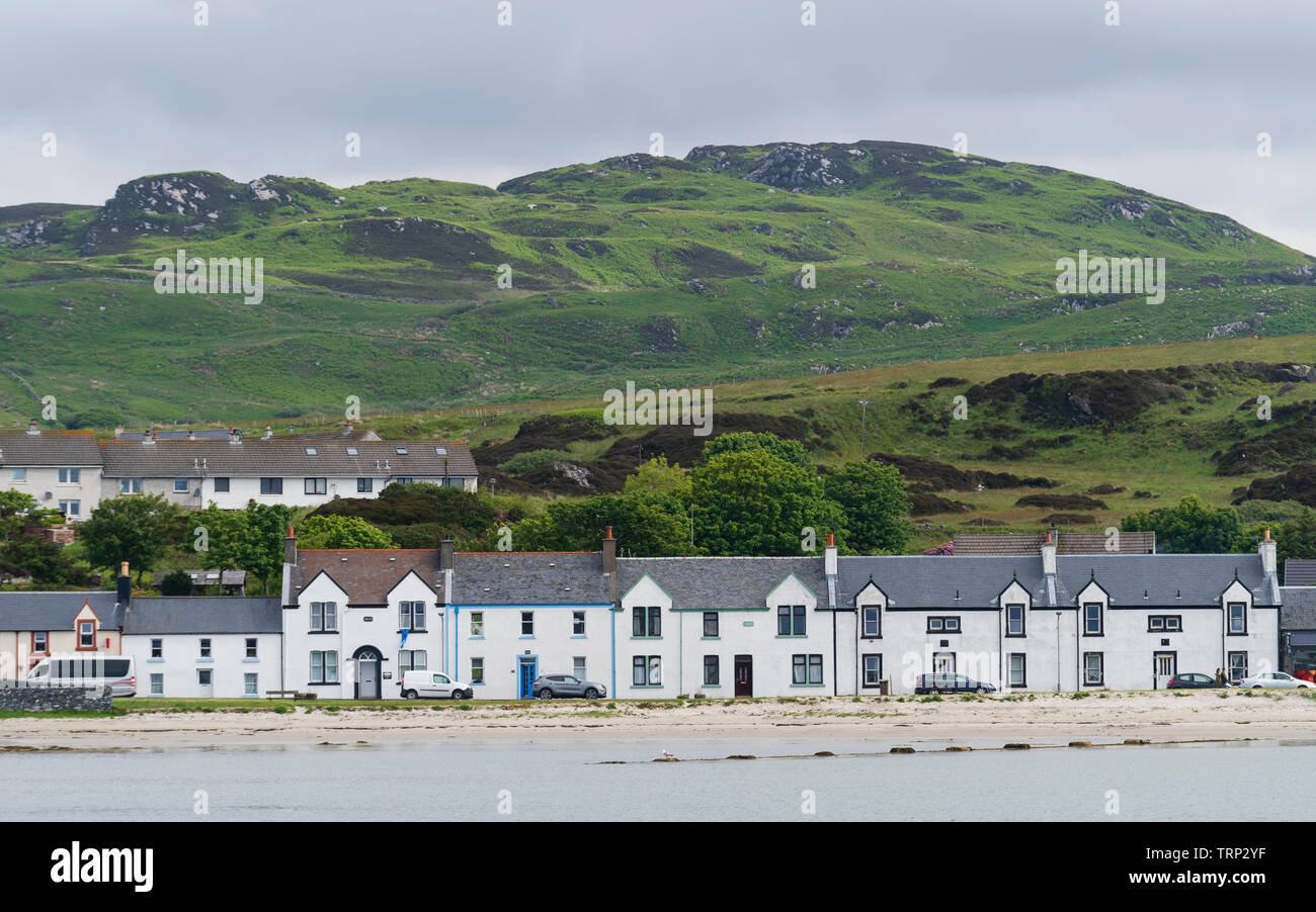 View of Port Ellen on Islay in Inner Hebrides , Scotland, UK Stock ...