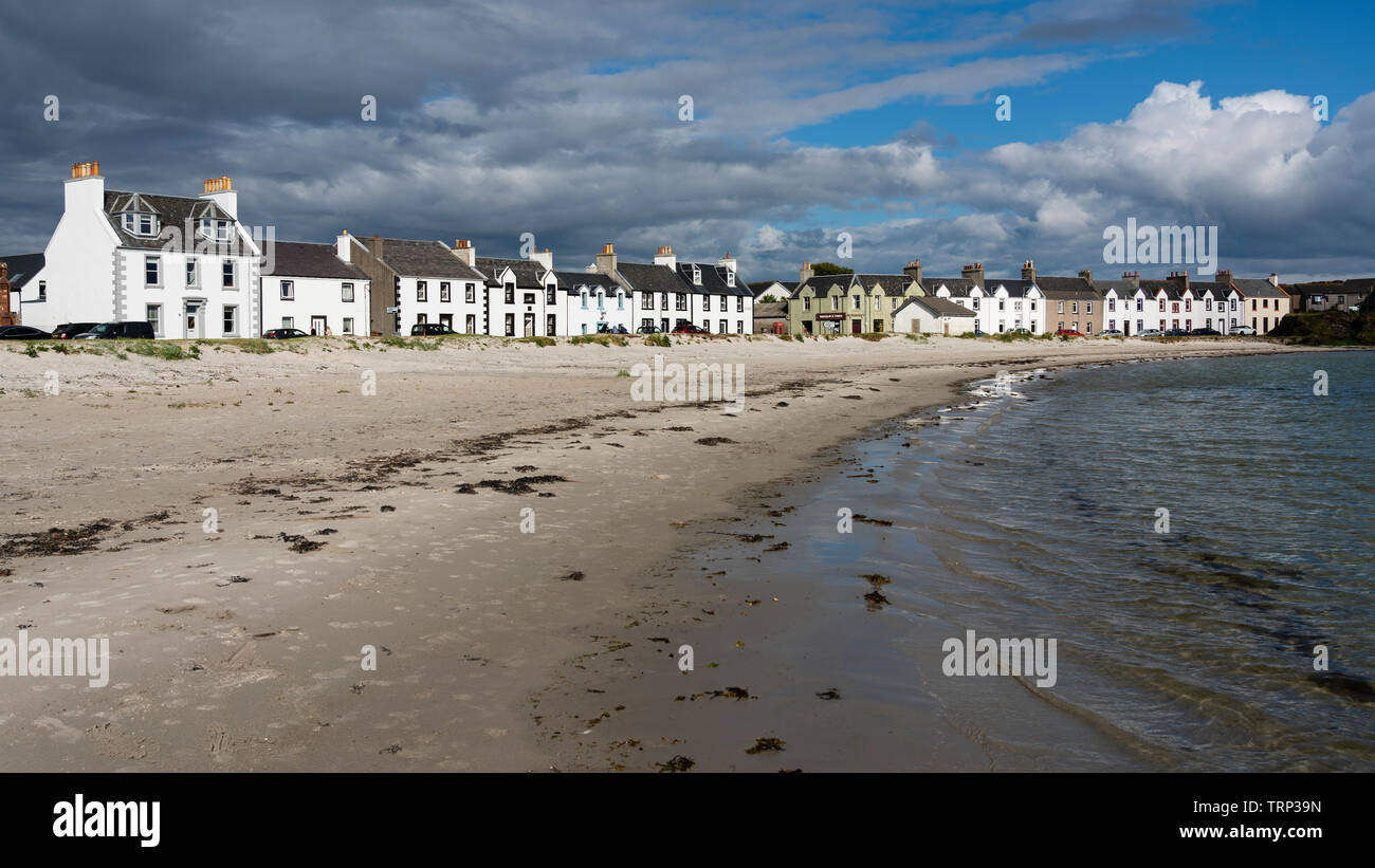View of Port Ellen on Islay in Inner Hebrides , Scotland, UK Stock ...
