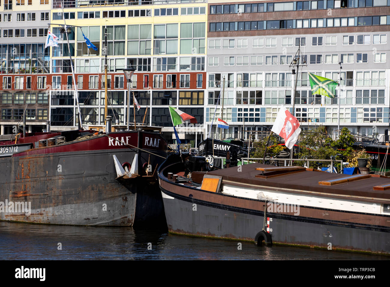 Amsterdam, Netherlands, Silodam, MVRDV Apartment Complex, Port ...