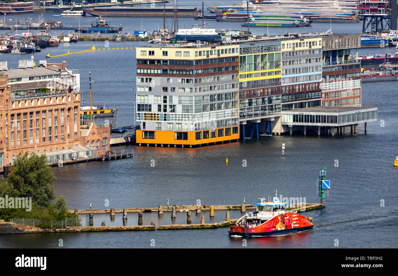 Amsterdam, Netherlands, Silodam, MVRDV Apartment Complex, Port ...