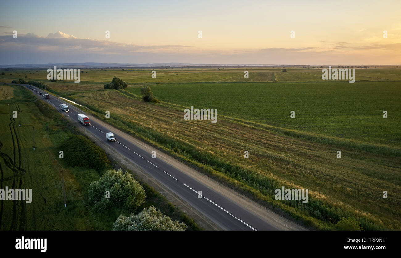 Truck landscape hi-res stock photography and images - Alamy