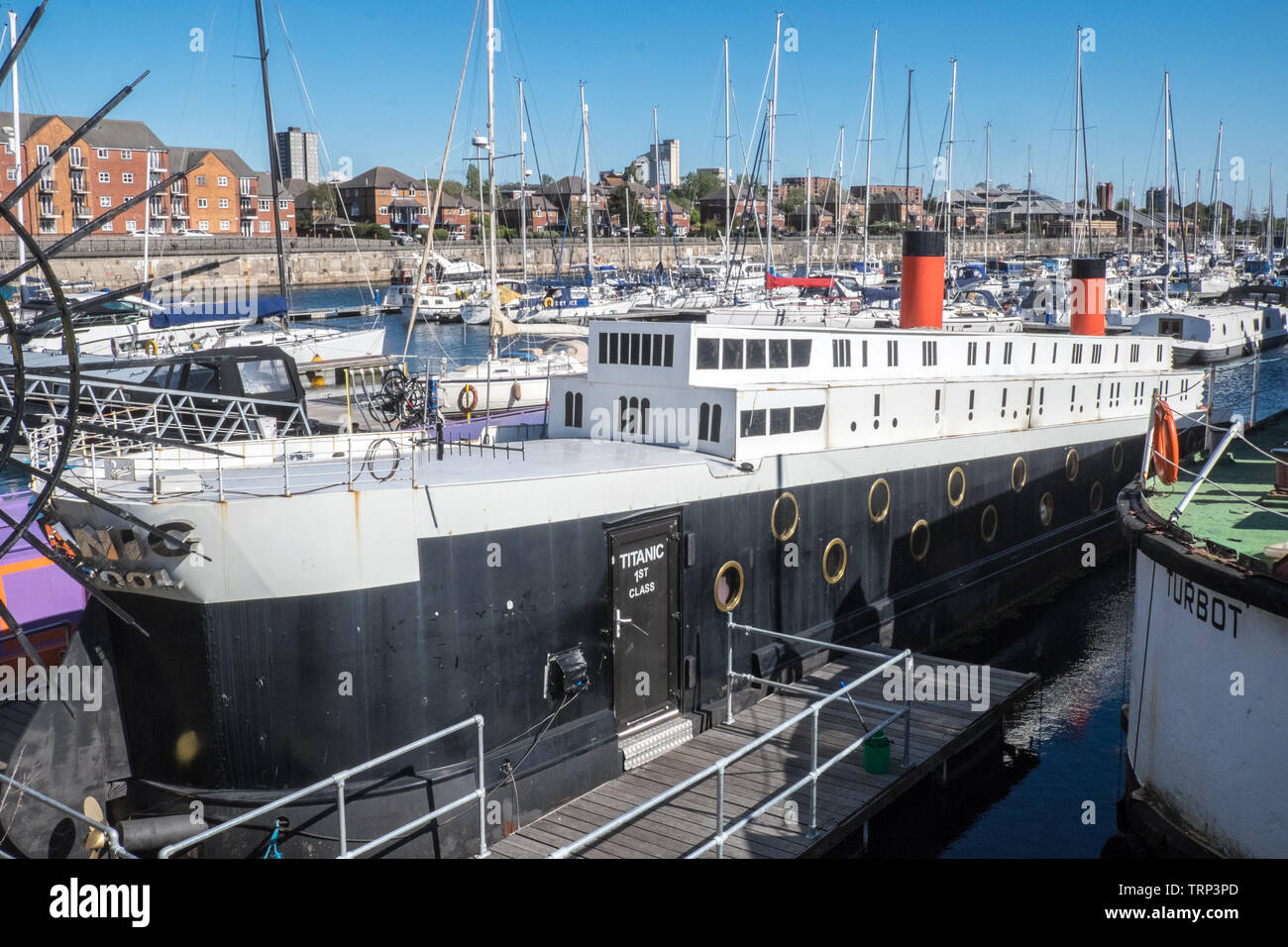 Titanic,ship,boat,hotel,apartment,Brunswick Dock,Liverpool Marina ...