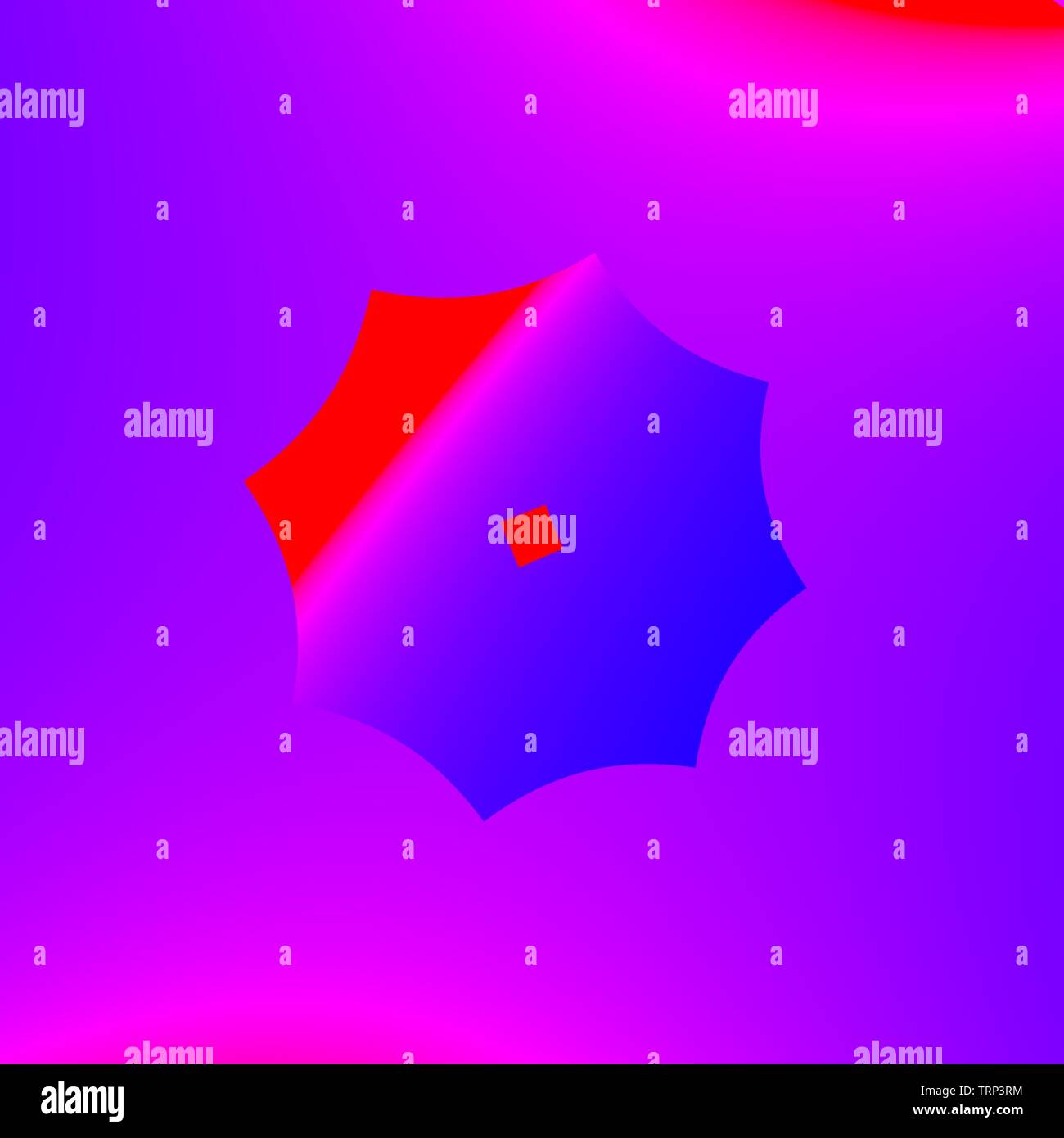 Computer Graphics Image Of The Fractal Behaviour Of A Mathematical