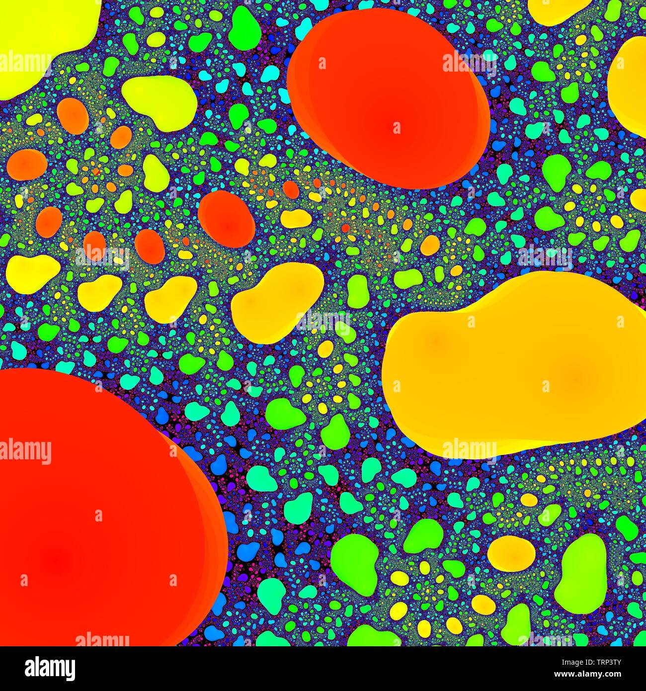 Computer Graphics Image Of The Fractal Behaviour Of A Mathematical