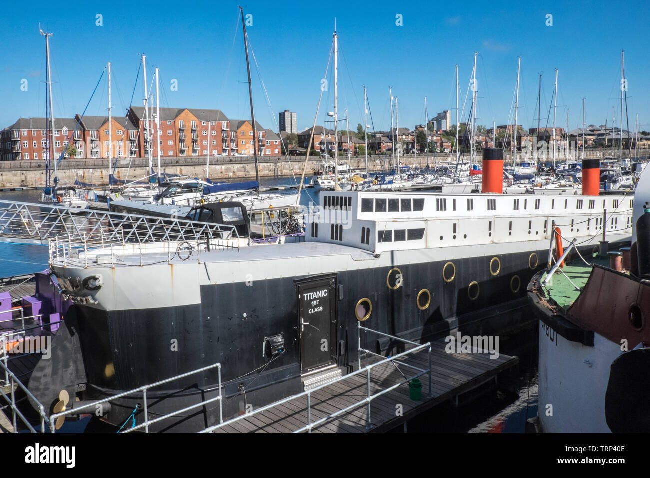 Titanic,ship,boat,hotel,apartment,Brunswick Dock,Liverpool Marina ...