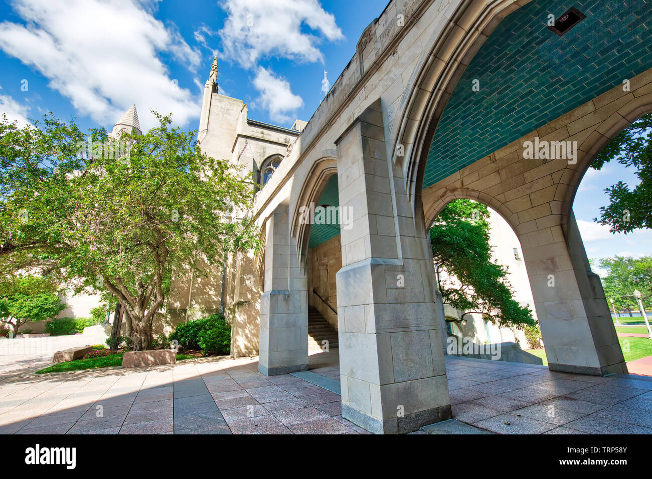 Boston, USA-17 October, 2018: Boston University Campus Entrance. BU ...